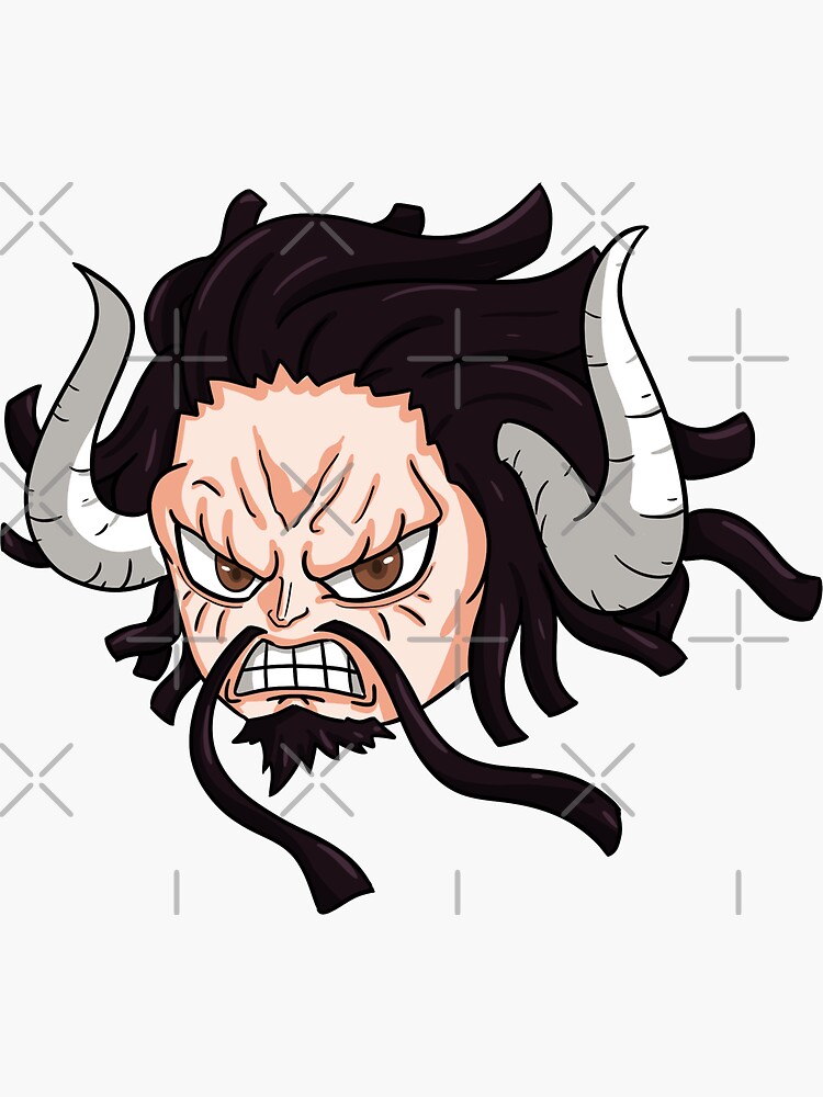 "Kaido (Head Only) - One Piece Chibi ver" Sticker for Sale by TAKAHIRO ...