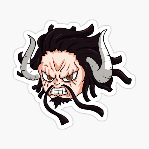 "Kaido (Head Only) - One Piece Chibi ver" Sticker for Sale by TAKAHIRO ...