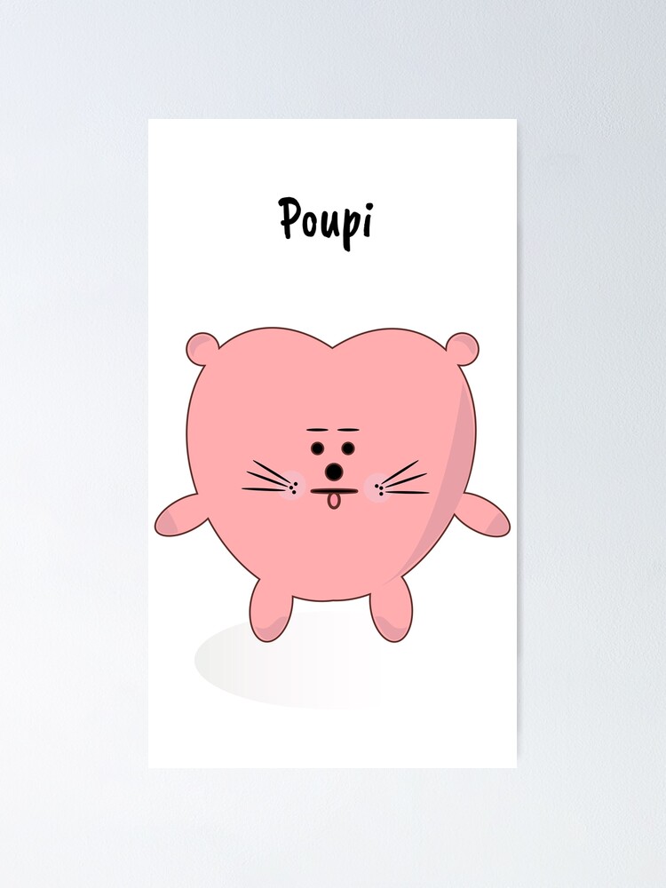 Póster «Linda gata kawaii original Poupi» de Julia-Syn | Redbubble