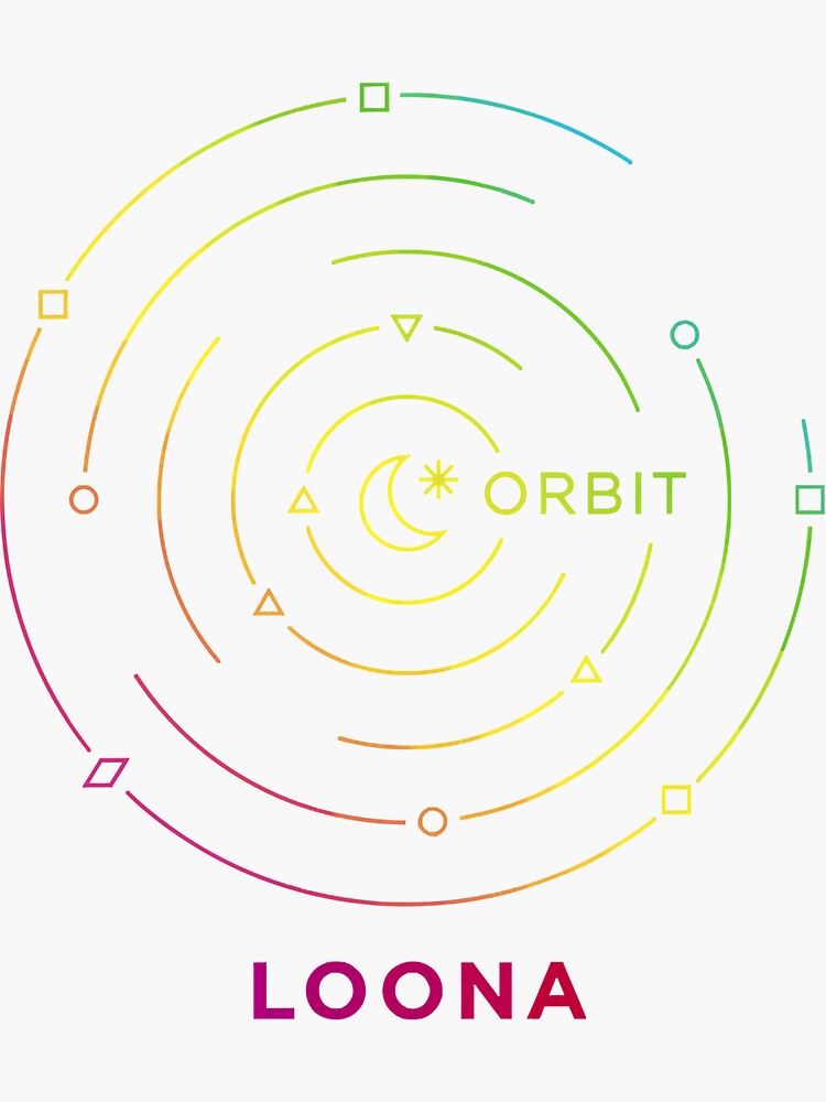"KPOP GIRLGROUP LOONA ORBIT FANDOM " Sticker for Sale by carlguevara ...