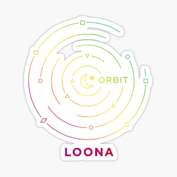 "KPOP GIRLGROUP LOONA ORBIT FANDOM " Sticker for Sale by carlguevara ...