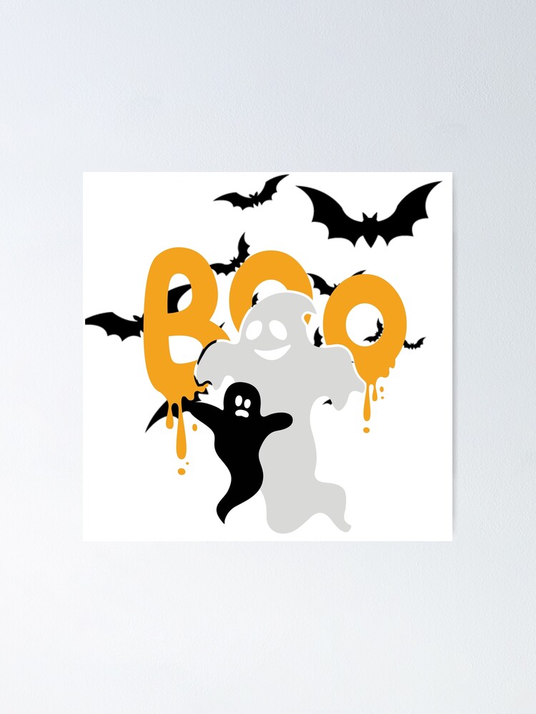 "BOO!" Poster for Sale by lovehanii | Redbubble