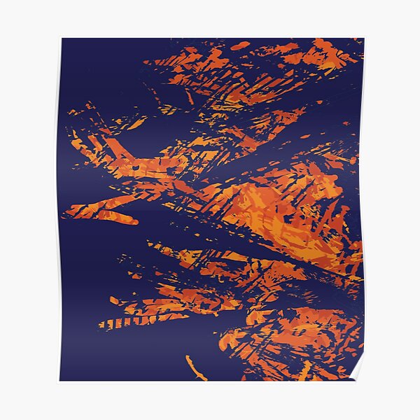 "Infrared View Wildfires From Satellite Design" Poster for Sale by ...