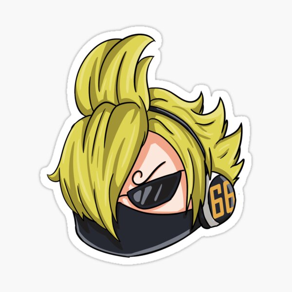"Sanji - Suited (Head Only) - One Piece Chibi ver" Sticker for Sale by ...