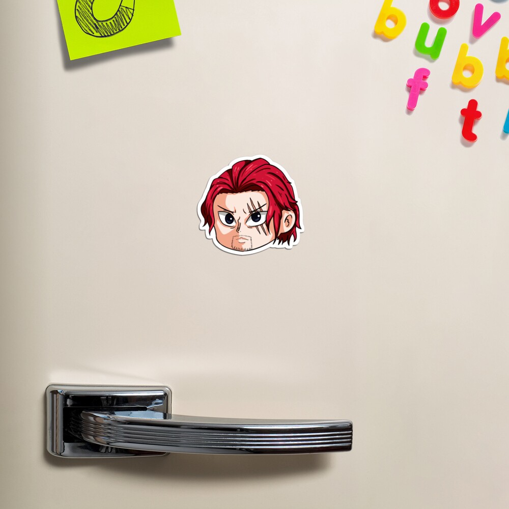 "Shanks (Head Only) - One Piece Chibi ver" Sticker for Sale by TAKAHIRO ...