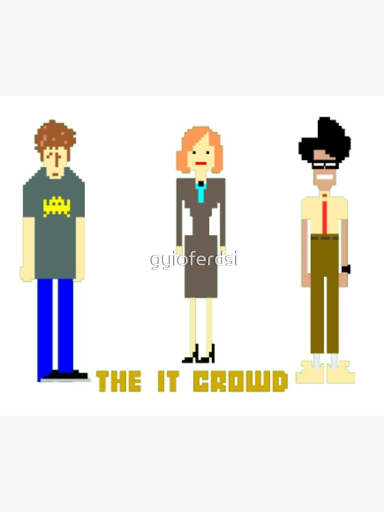 "8 bit it crowd main char" Poster for Sale by gyioferdsi | Redbubble