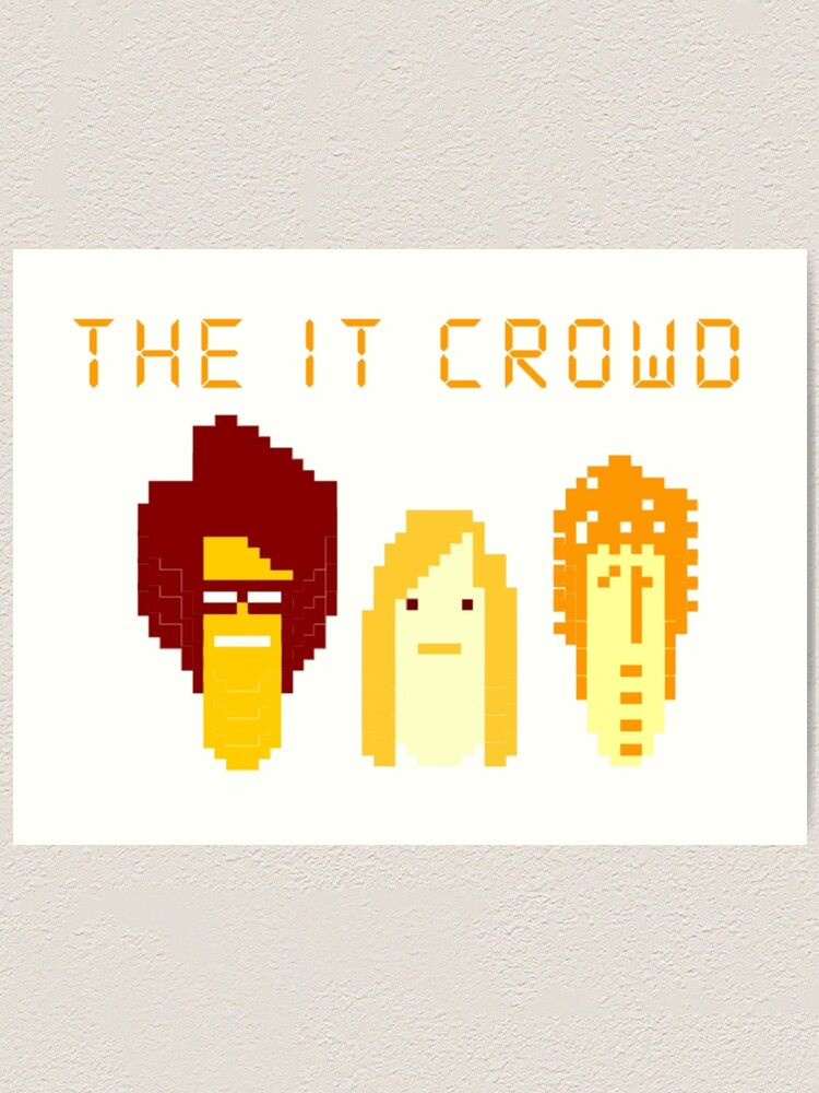 "8 bit it crowd main character head" Art Print for Sale by gyioferdsi ...