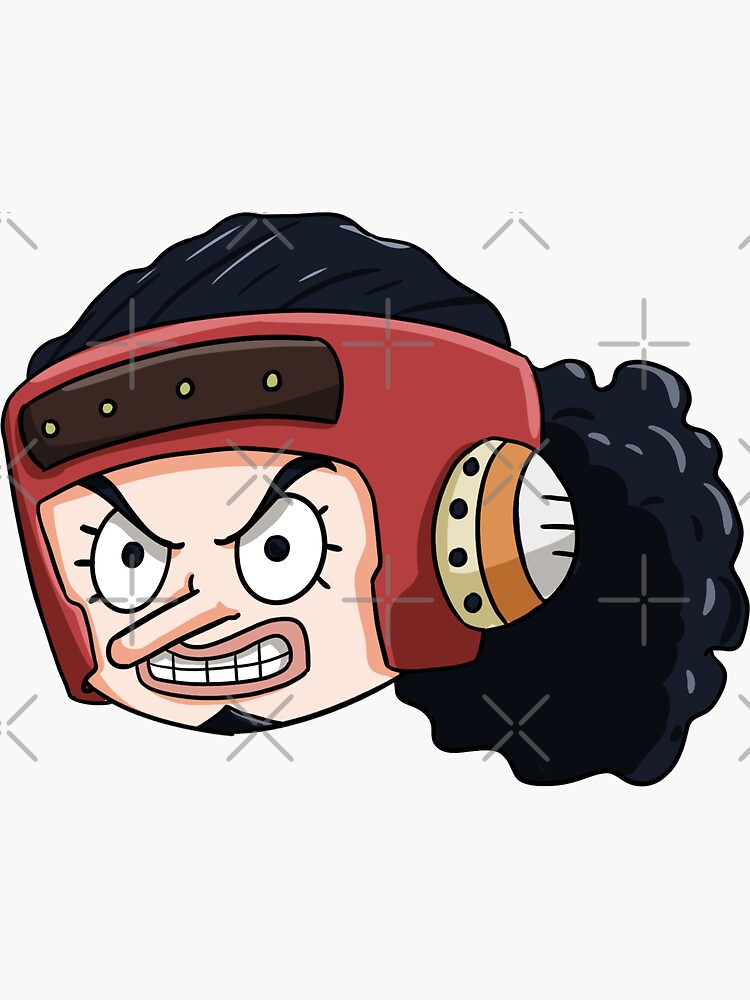 "Usopp (Head Only) - One Piece Chibi ver" Sticker for Sale by TAKAHIRO ...