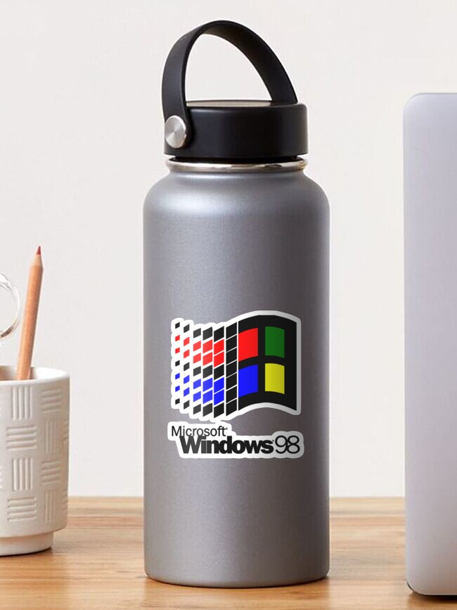 "Microsoft Windows 98 " Sticker for Sale by BONITASMITH | Redbubble
