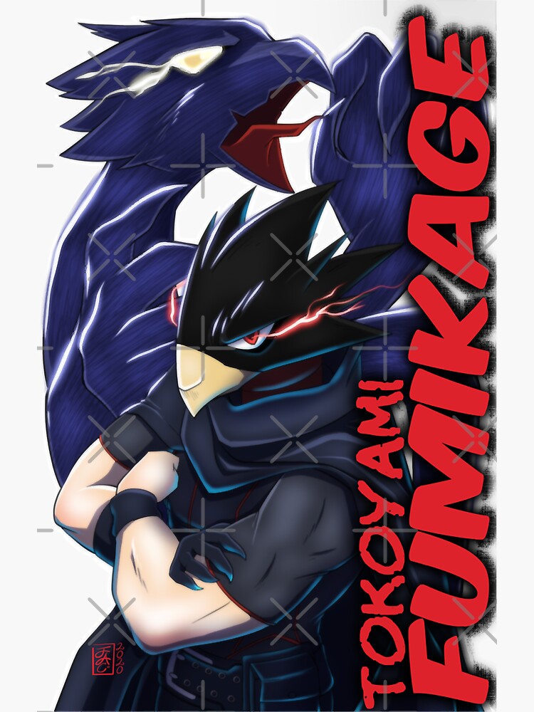 "Vintage Retro Manga Tokoyami Anime Japanese Gift Everyone" Sticker for ...