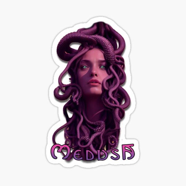 "Lovecraftian Medusa" Sticker for Sale by karlthulhu | Redbubble