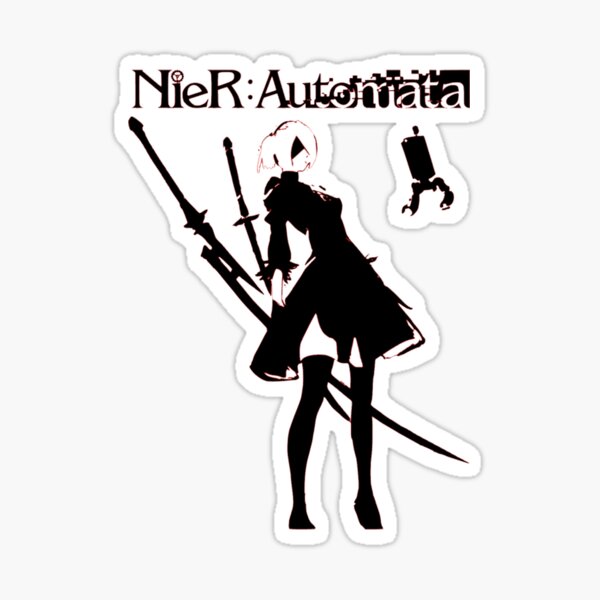"Nier - 2B" Sticker by OtakuPapercraft | Redbubble