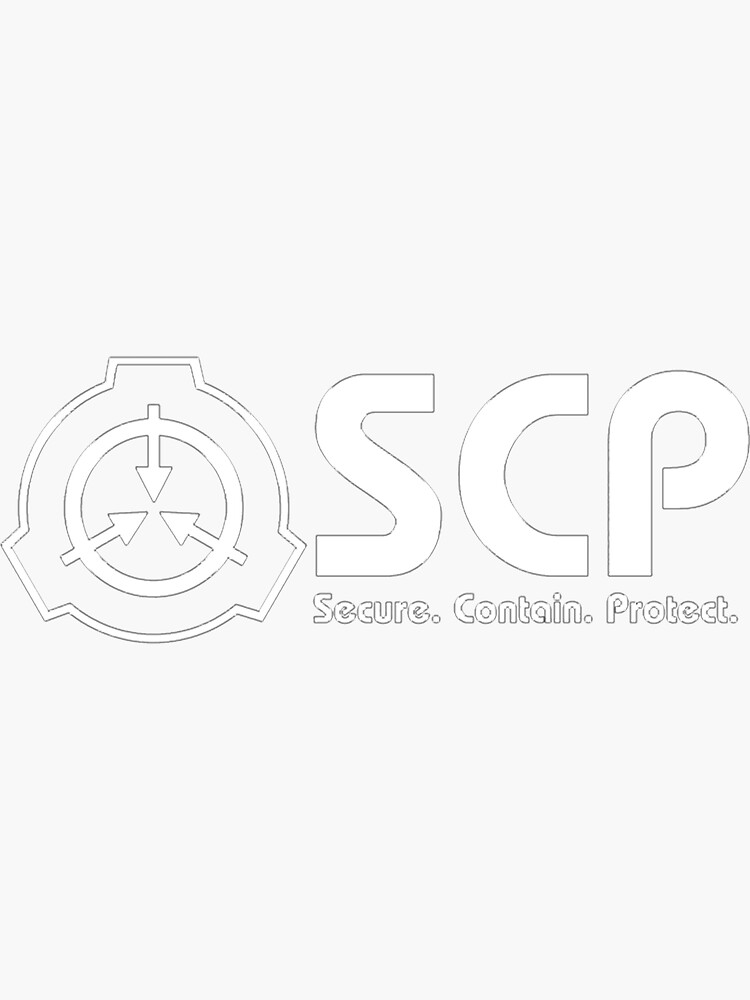 "SCP Logo Black high quality " Sticker for Sale by lorimullins6 | Redbubble