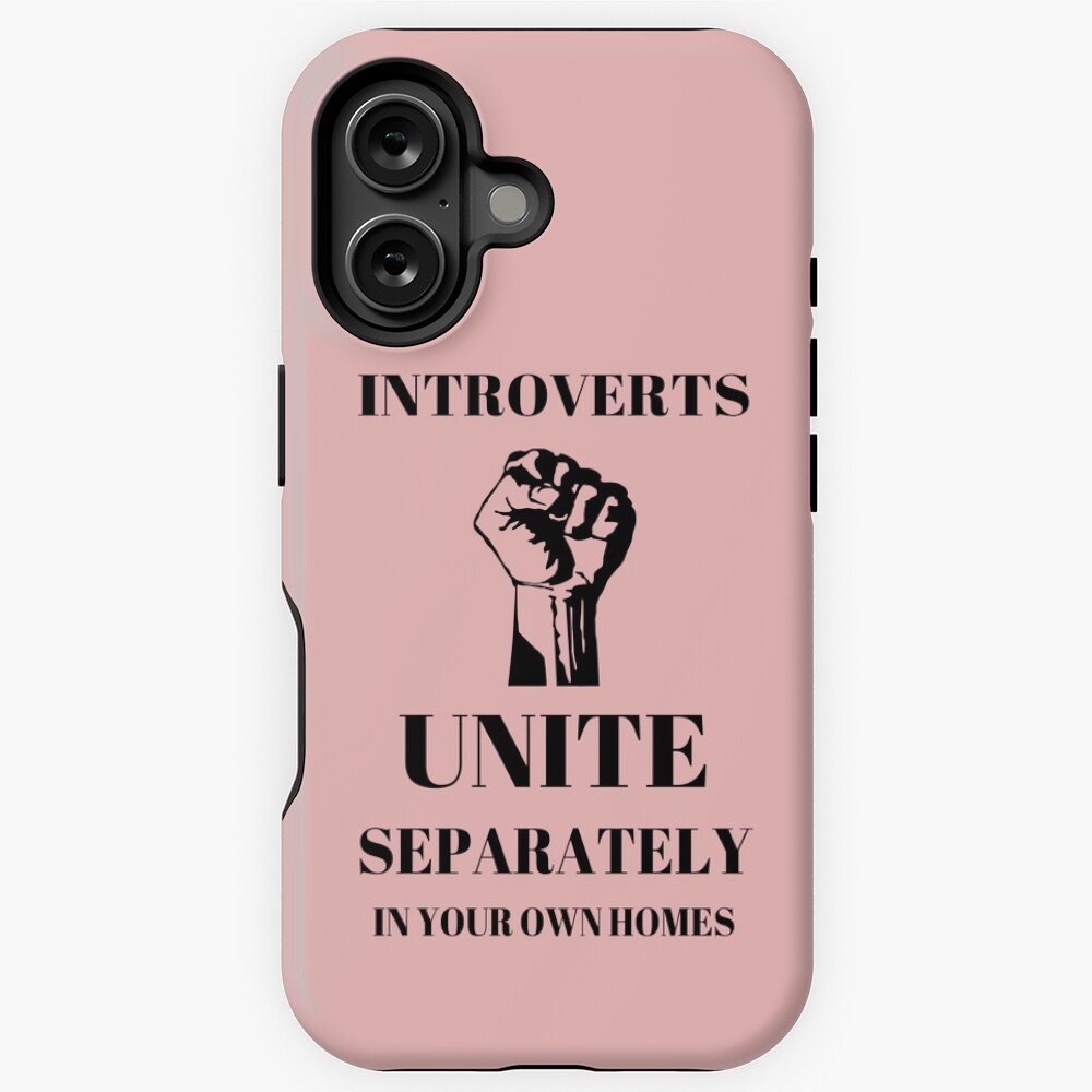 "Introverts Unite" Sticker for Sale by NerdyFancies | Redbubble