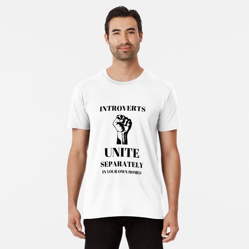 "Introverts Unite" Sticker for Sale by NerdyFancies | Redbubble