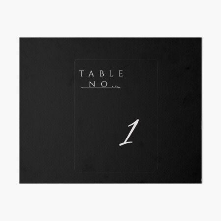"Classic black table numbers, wedding and event table cards Printable ...