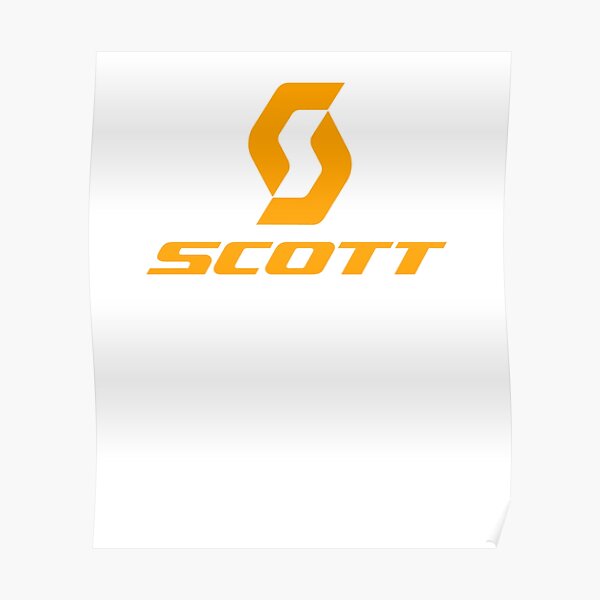 "orange scott bikes logo " Poster for Sale by Mohamud45 | Redbubble