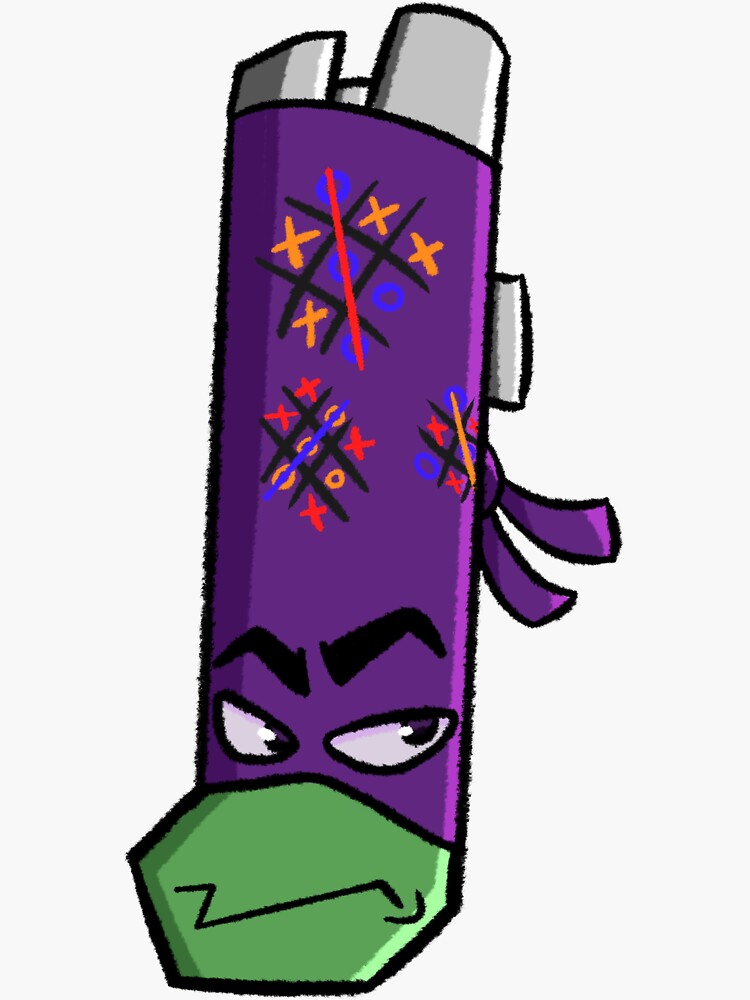 "Rise of teenage mutant ninja turtles Donnie forehead" Sticker for Sale ...