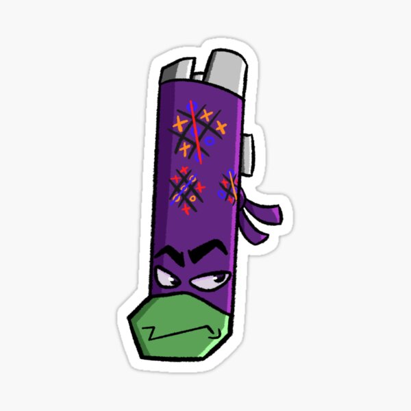 "Rise of teenage mutant ninja turtles Donnie forehead" Sticker for Sale ...