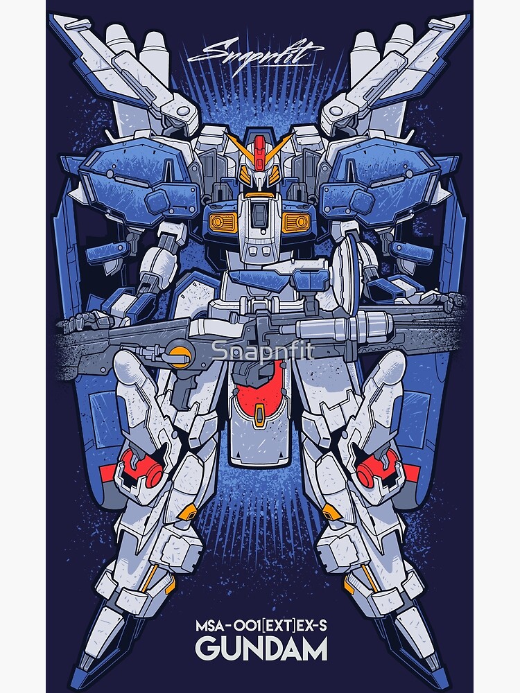 "EXs Gundam" Poster for Sale by Snapnfit | Redbubble