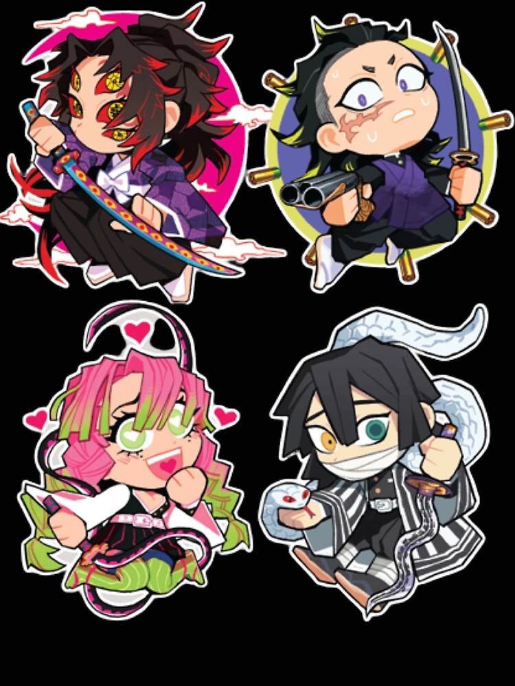 "Kokushibo Chibi Upper Moon Demon" Art Print for Sale by SchmidtJeanne ...