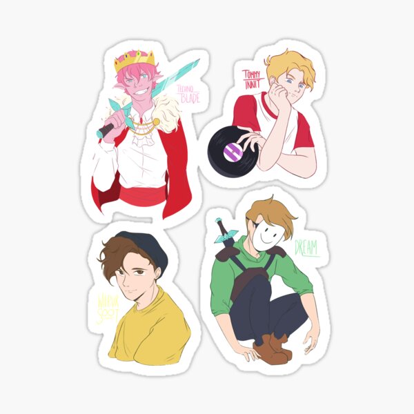 "Gifts For Women Never Dies Dream SMP Streamer Set" Sticker for Sale by ...