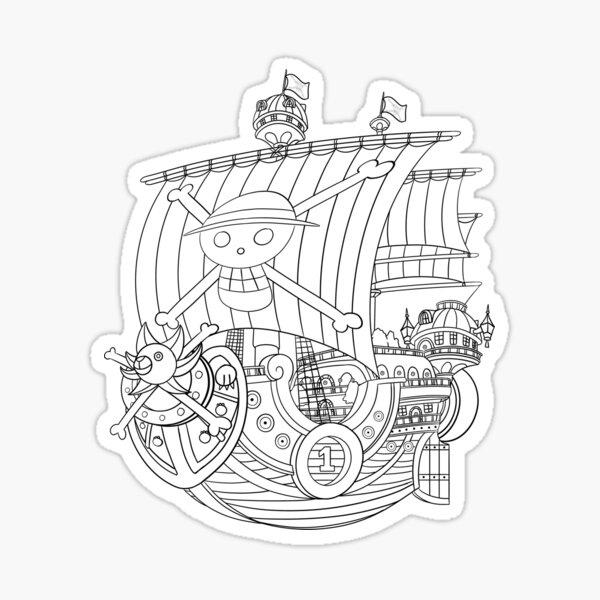 "Sunny Go (Line) - One Piece Chibi ver" Sticker for Sale by TAKAHIRO ...