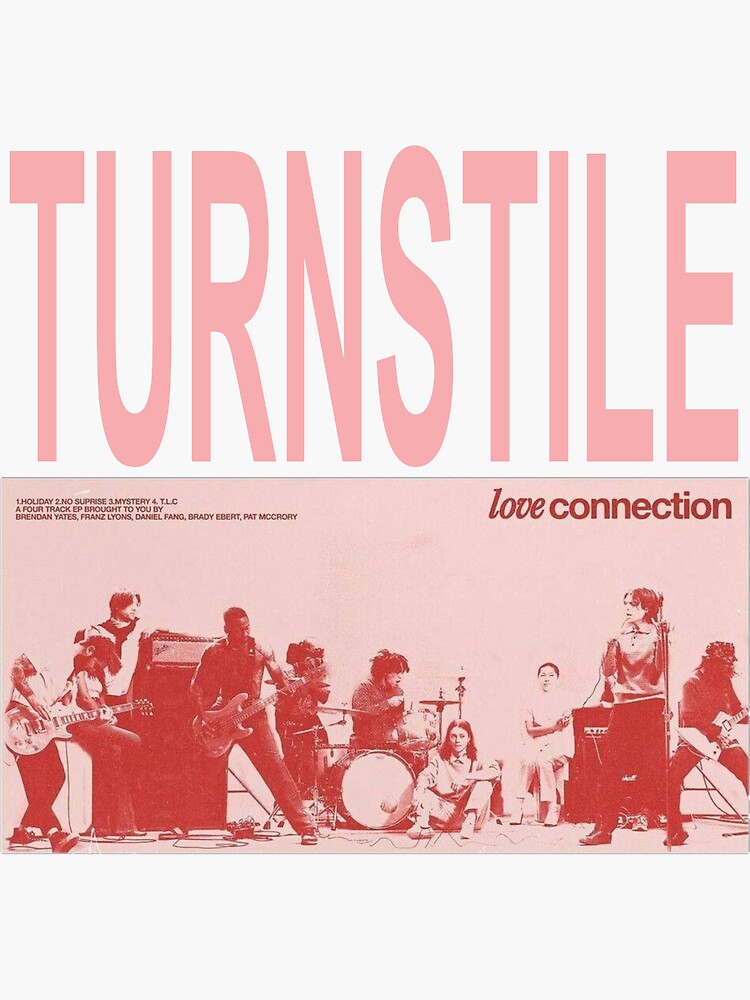 "Turnstile band punk logo" Sticker for Sale by birujunbe | Redbubble