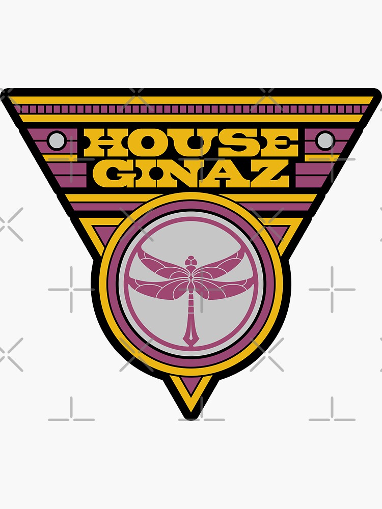 "Dune HOUSE GINAZ" Sticker for Sale by Red-Ape | Redbubble
