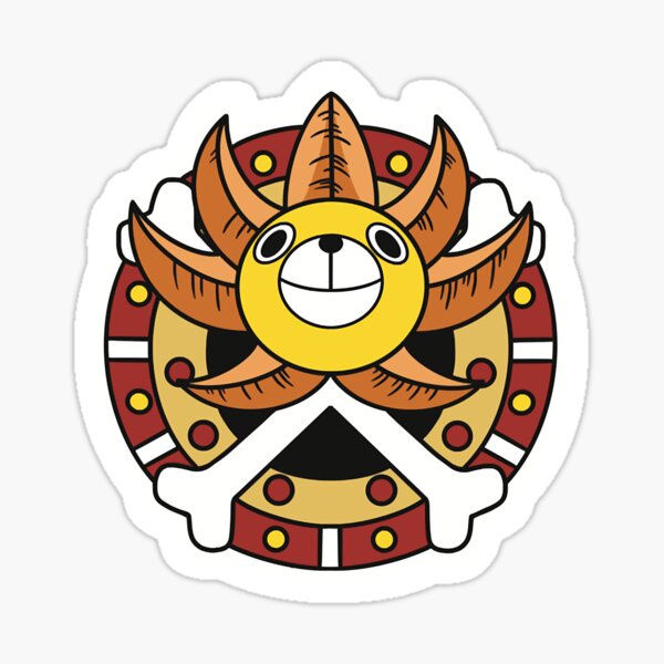 "Thousand Sunny Logo " Sticker for Sale by RichardGould4 | Redbubble