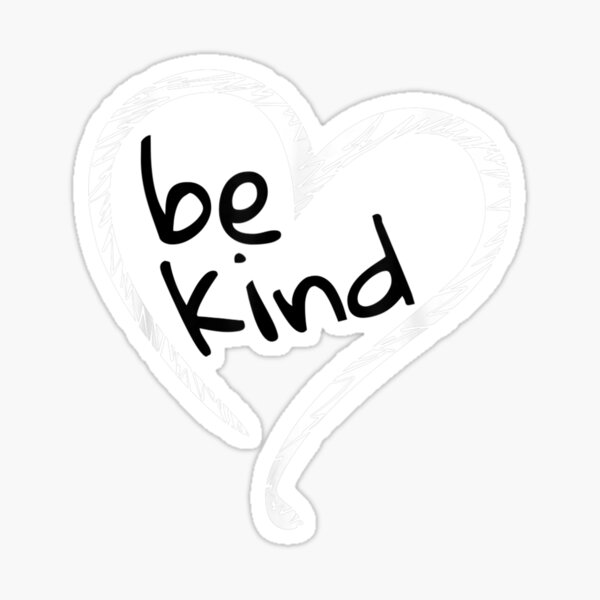 "Unity Day Orange Heart Be Kind Anti Bullying" Sticker for Sale by ...
