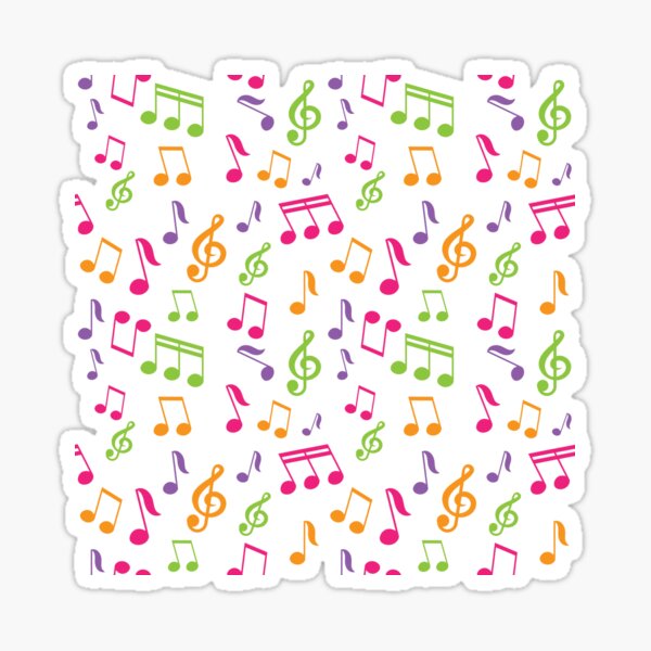 "Rainbow Music Notes Multipack" Sticker for Sale by Pabrionacchi ...