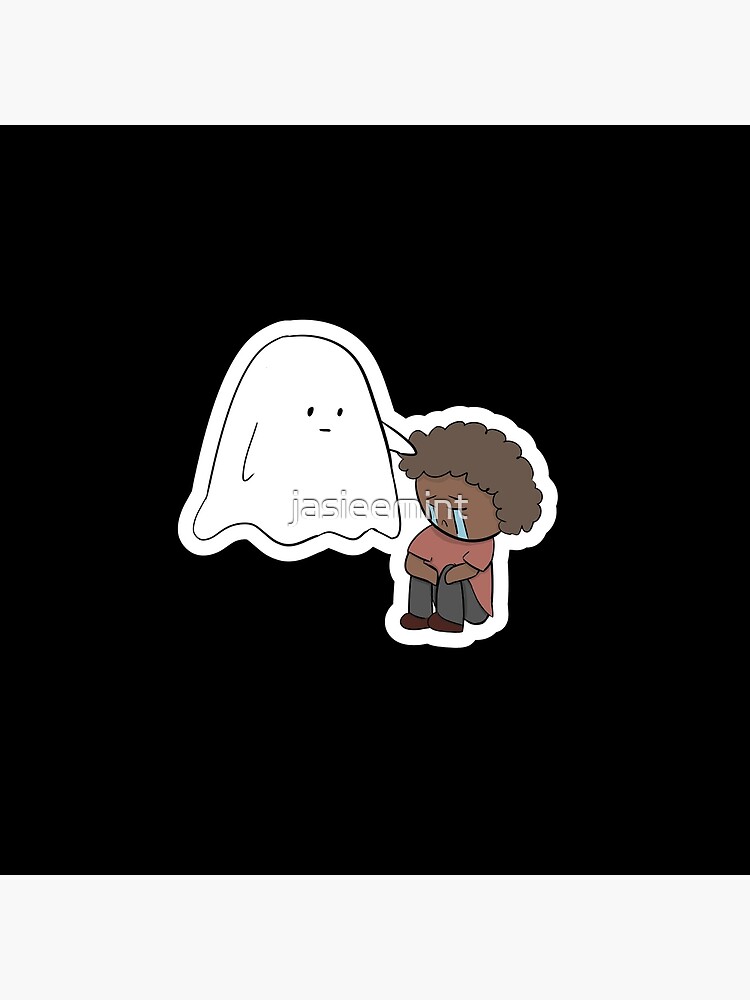 "Ghost Comforting A Crying Kid" Poster for Sale by jasieemint | Redbubble