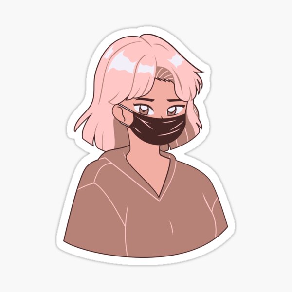 Aniime Girl Sticker For Sale By Rixxi Redbubble