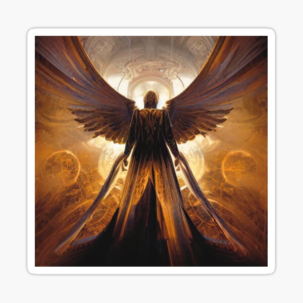 "Archangel Raphael" Sticker for Sale by OccultDreams | Redbubble