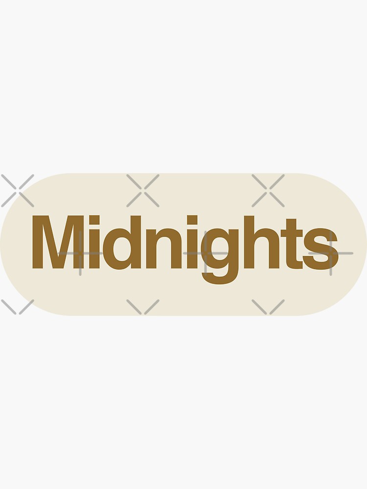 "Midnight - Taylor Swift Midnights" Sticker for Sale by bombalurina ...