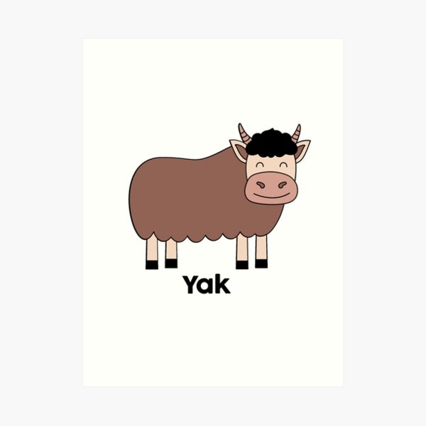 "Old Yak Essentials & Products." Art Print for Sale by Kalash12 | Redbubble
