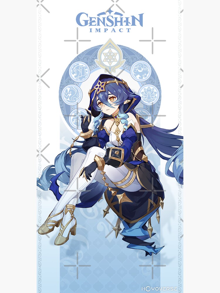 "Genshin Impact Layla" Sticker for Sale by Artwala75 | Redbubble