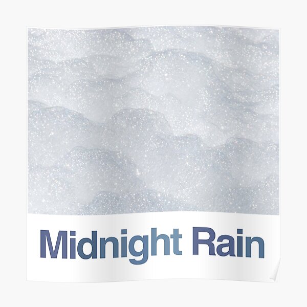 "Midnight Rain - Taylor Swift Midnights" Poster for Sale by bombalurina | Redbubble