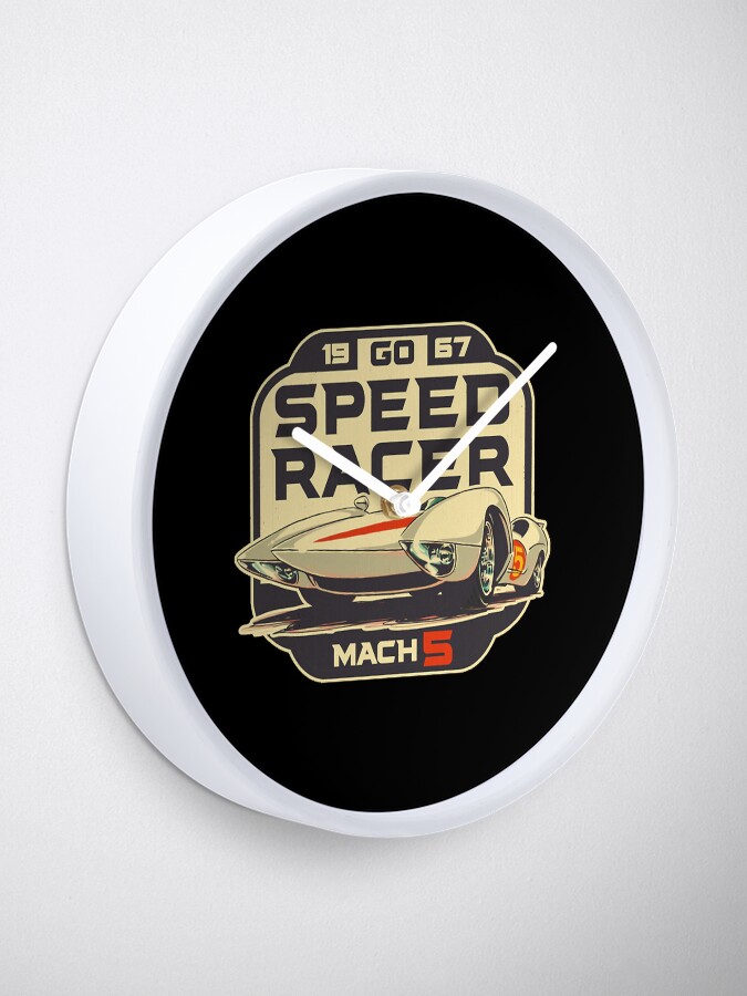 "Speed Racer" Clock for Sale by Yhnaer13H | Redbubble