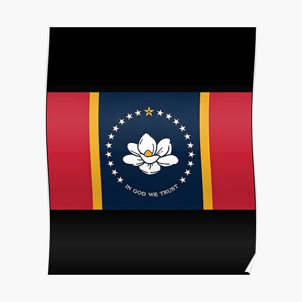 "New Mississippi Magnolia Flag 2020 1 Classic " Poster for Sale by ...