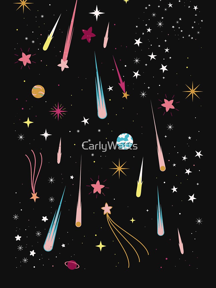 "Meteor Shower" T-shirt for Sale by CarlyWatts | Redbubble | pattern t ...