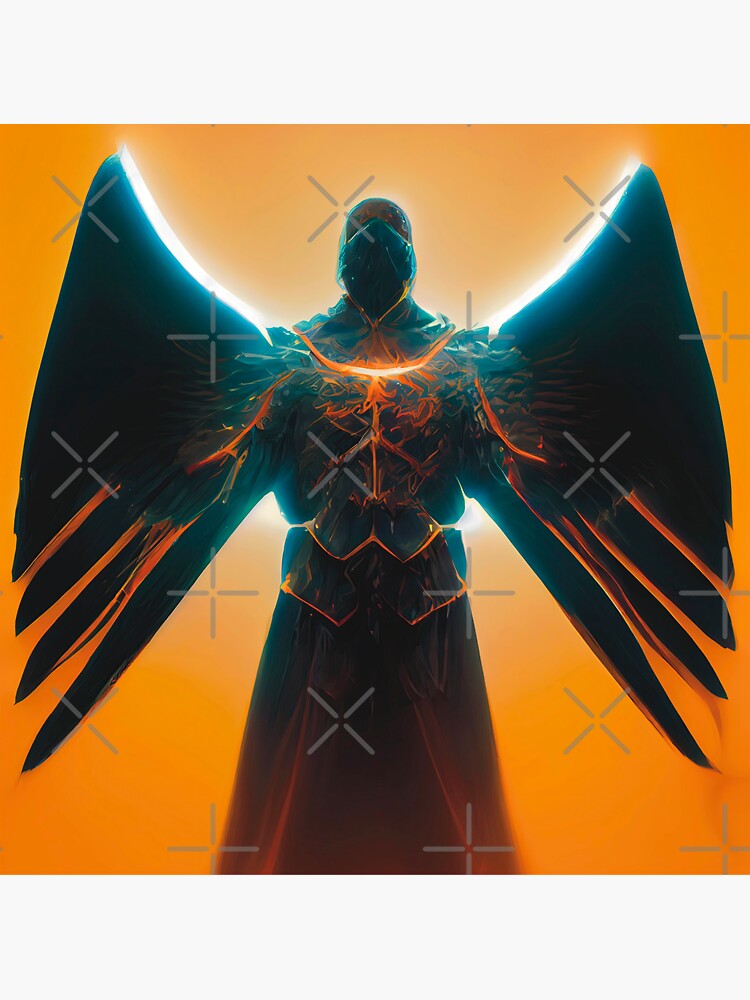 "Archangel Azrael" Sticker for Sale by OccultDreams | Redbubble