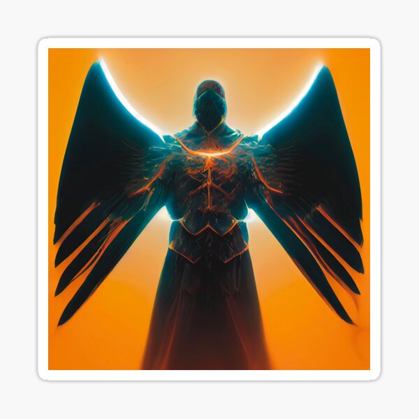 "Archangel Azrael" Sticker for Sale by OccultDreams | Redbubble