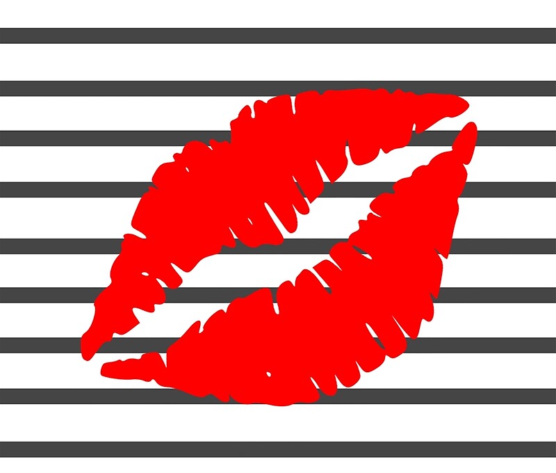 "Striped lips" by macuvi | Redbubble