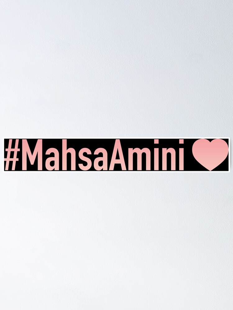 "Mahsa Amini" Poster for Sale by pomak | Redbubble