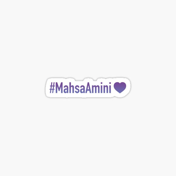 "Mahsa Amini" Sticker for Sale by pomak | Redbubble