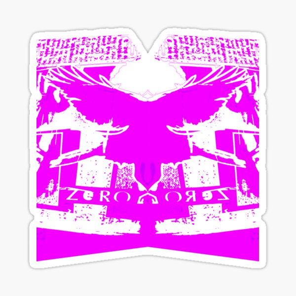 "zero wings wings zero" Sticker for Sale by weirdove | Redbubble