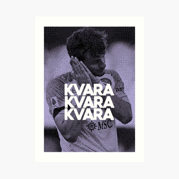 "kvara bitmap effects Khvicha Kvaratskhelia" Art Print for Sale by ...