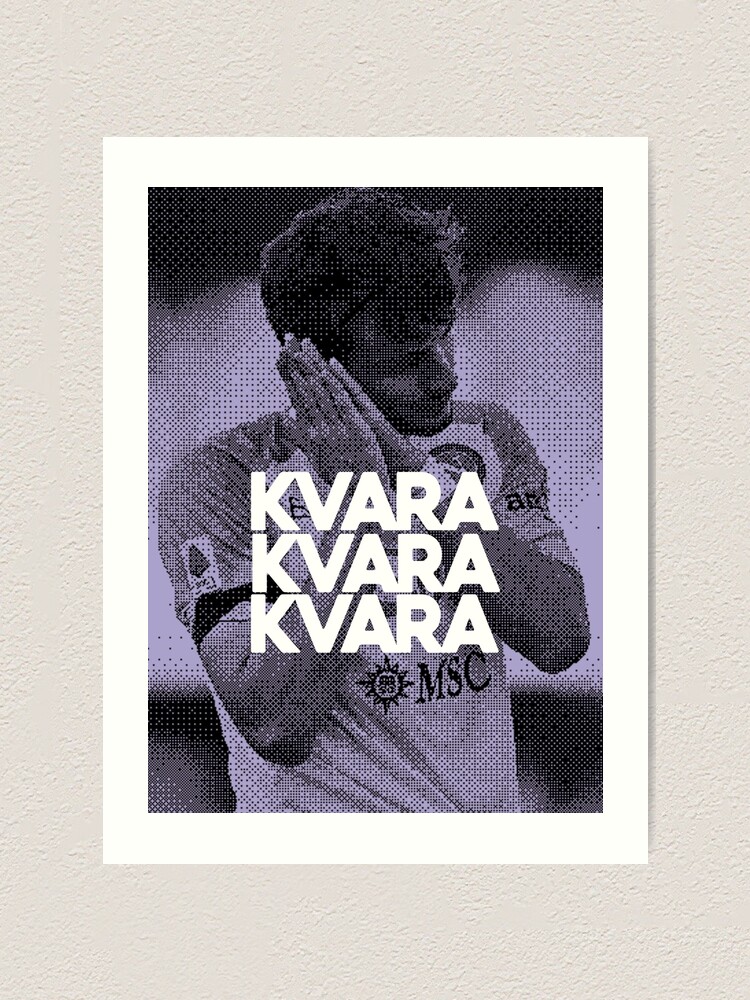"kvara bitmap effects Khvicha Kvaratskhelia" Art Print for Sale by ...
